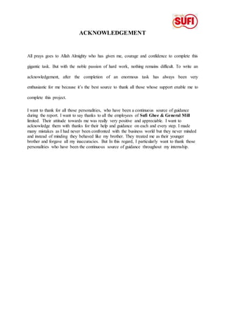 Simply sufi internship report | DOCX