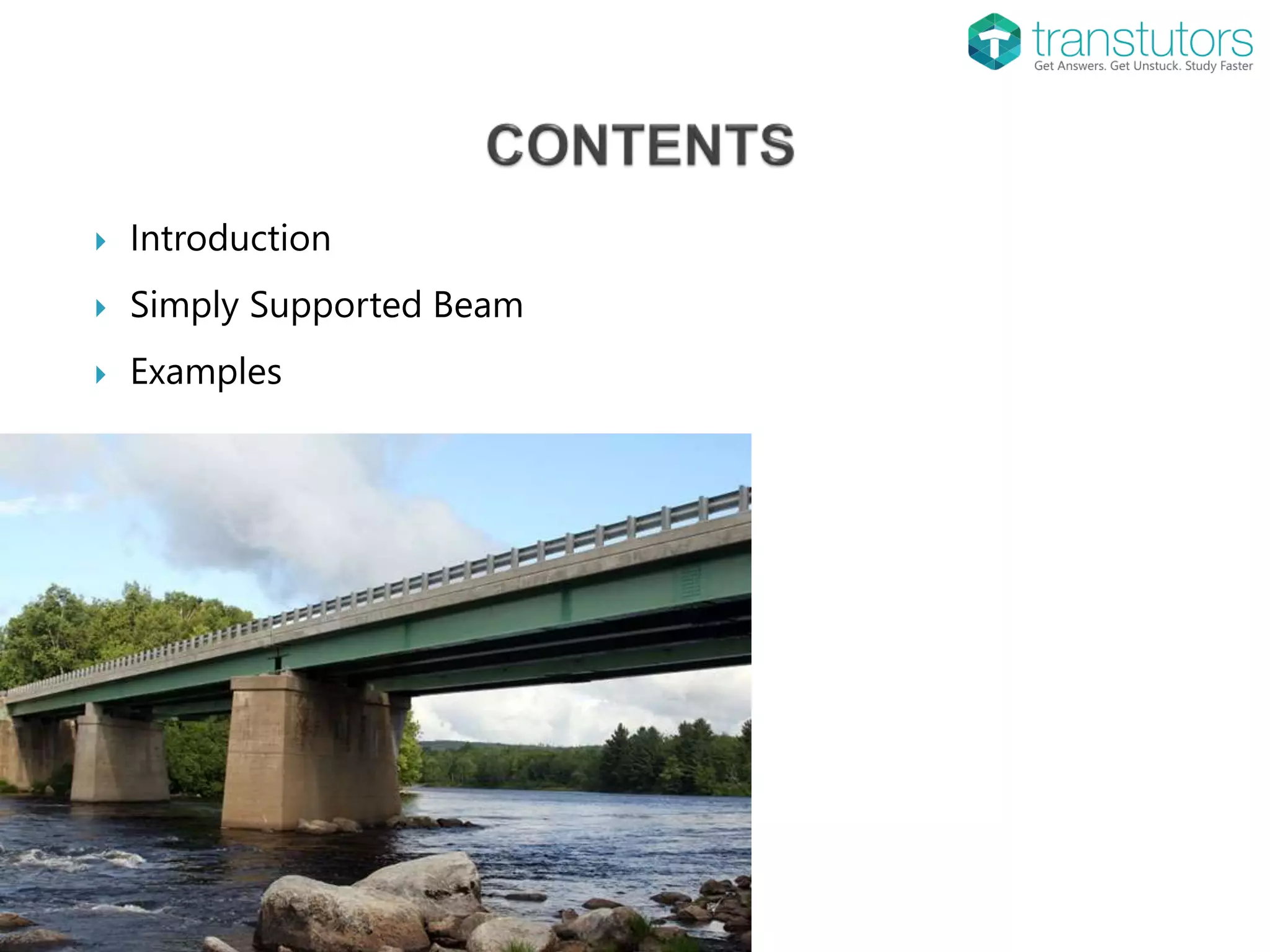 Simply Supported Beam Examples | Mechanical Engineering | PPTX