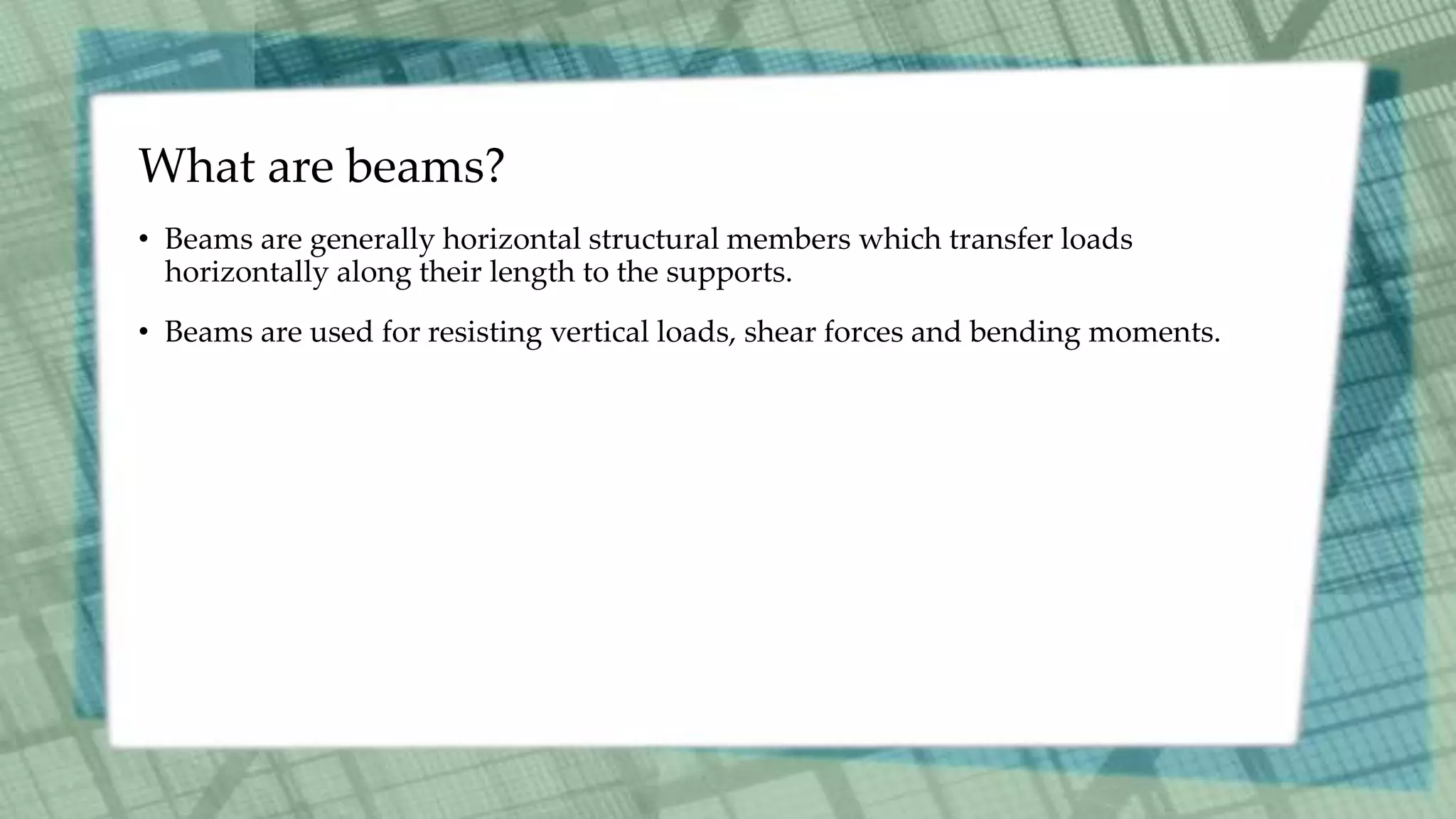 Simply supported beams | PPTX