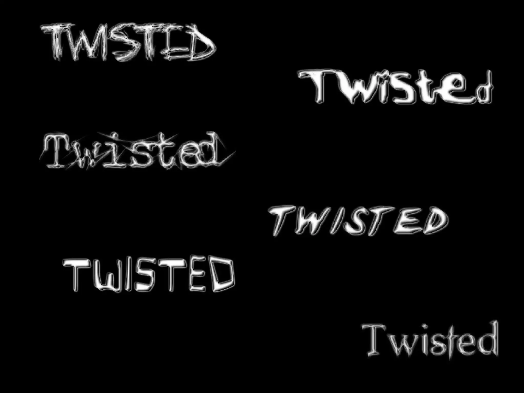Simply twisted fonts | PPT