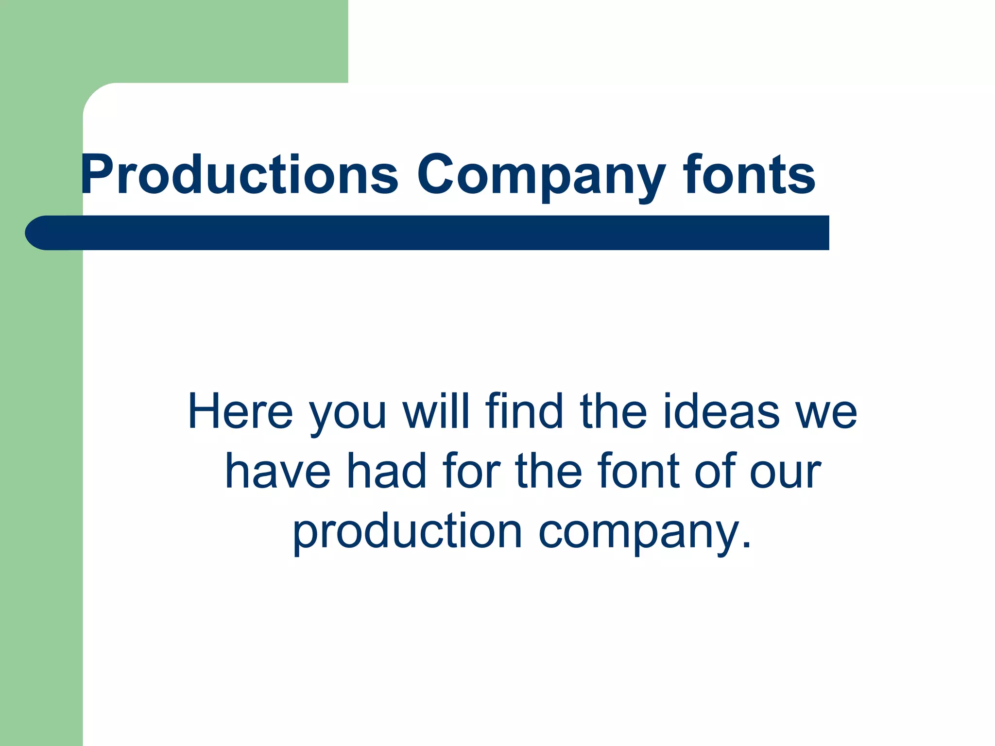 Simply twisted fonts | PPT