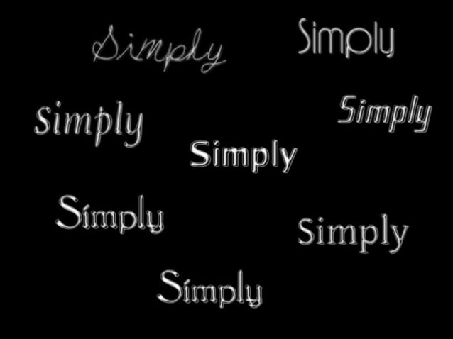 Simply twisted fonts | PPT | Web Design and HTML | Internet