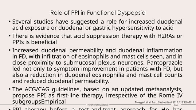 SIMPO-8 dr. Pieter FUNCTIONAL DYSPEPSIA Limas.pptx | Digestive ...