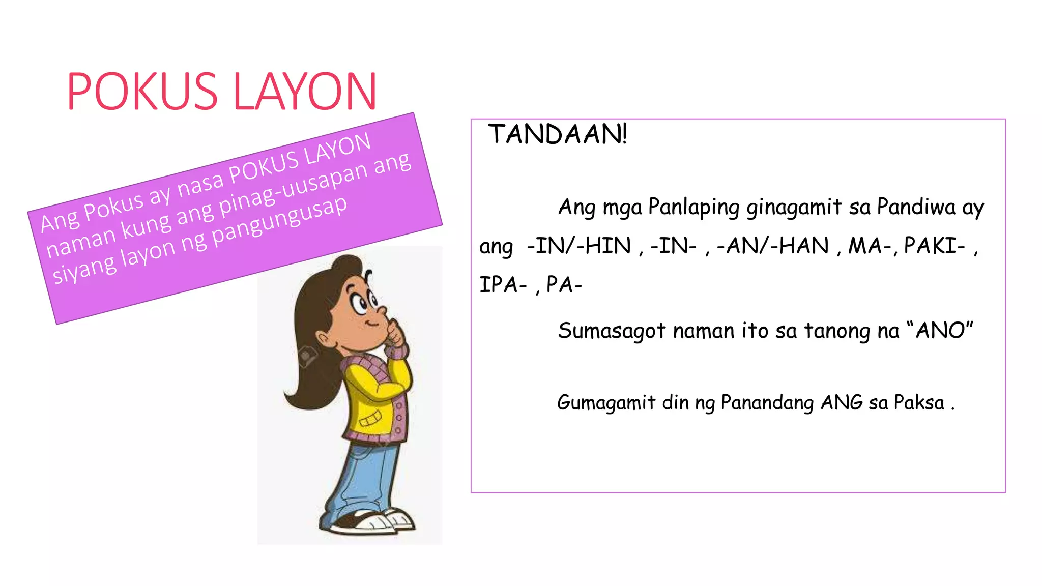 SIM sa Pokus Tagaganap at Layon) | PPTX
