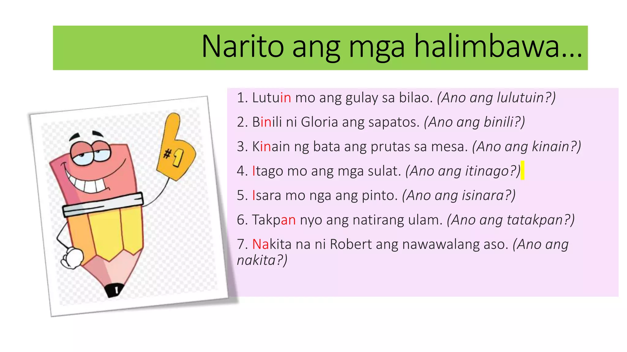 SIM sa Pokus Tagaganap at Layon) | PPTX