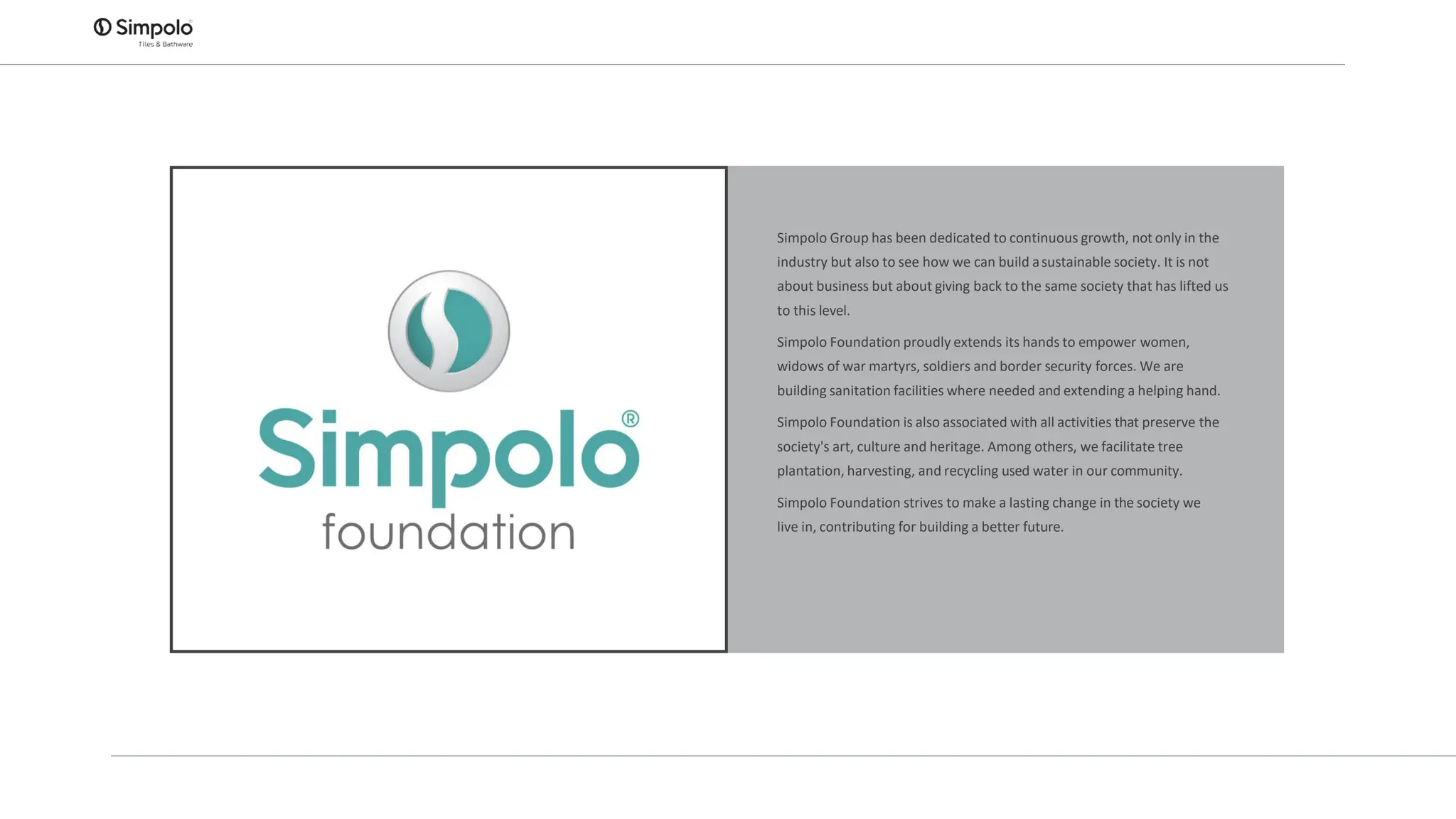 Simpolo Company Profile & Corporate Logo | PDF