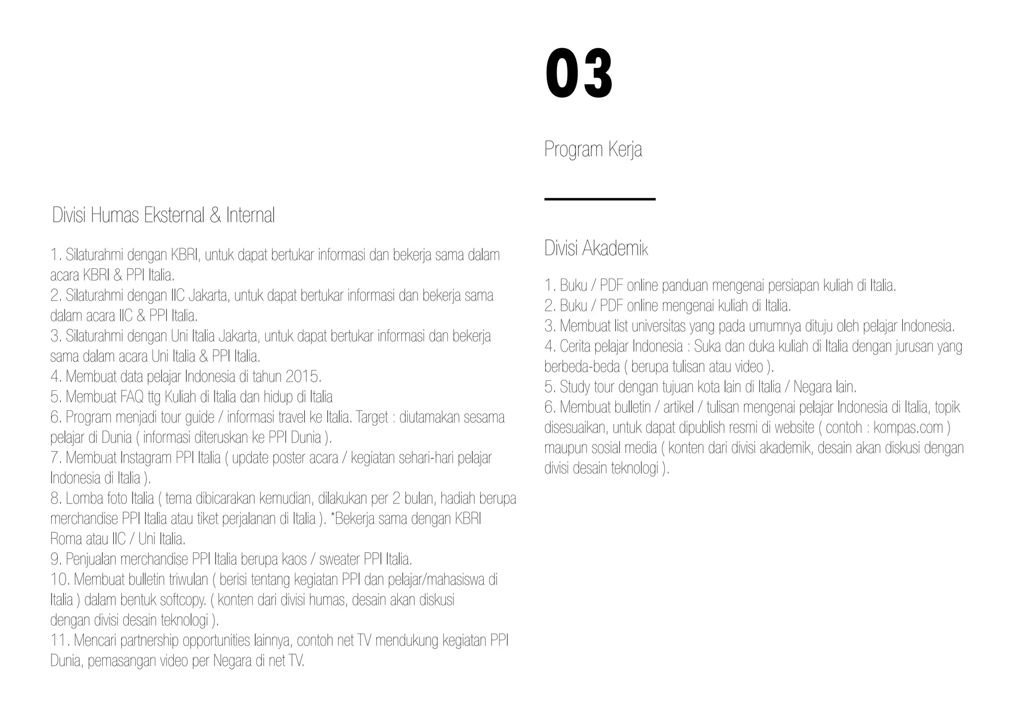 Profil Singkat PPI Italia | PDF