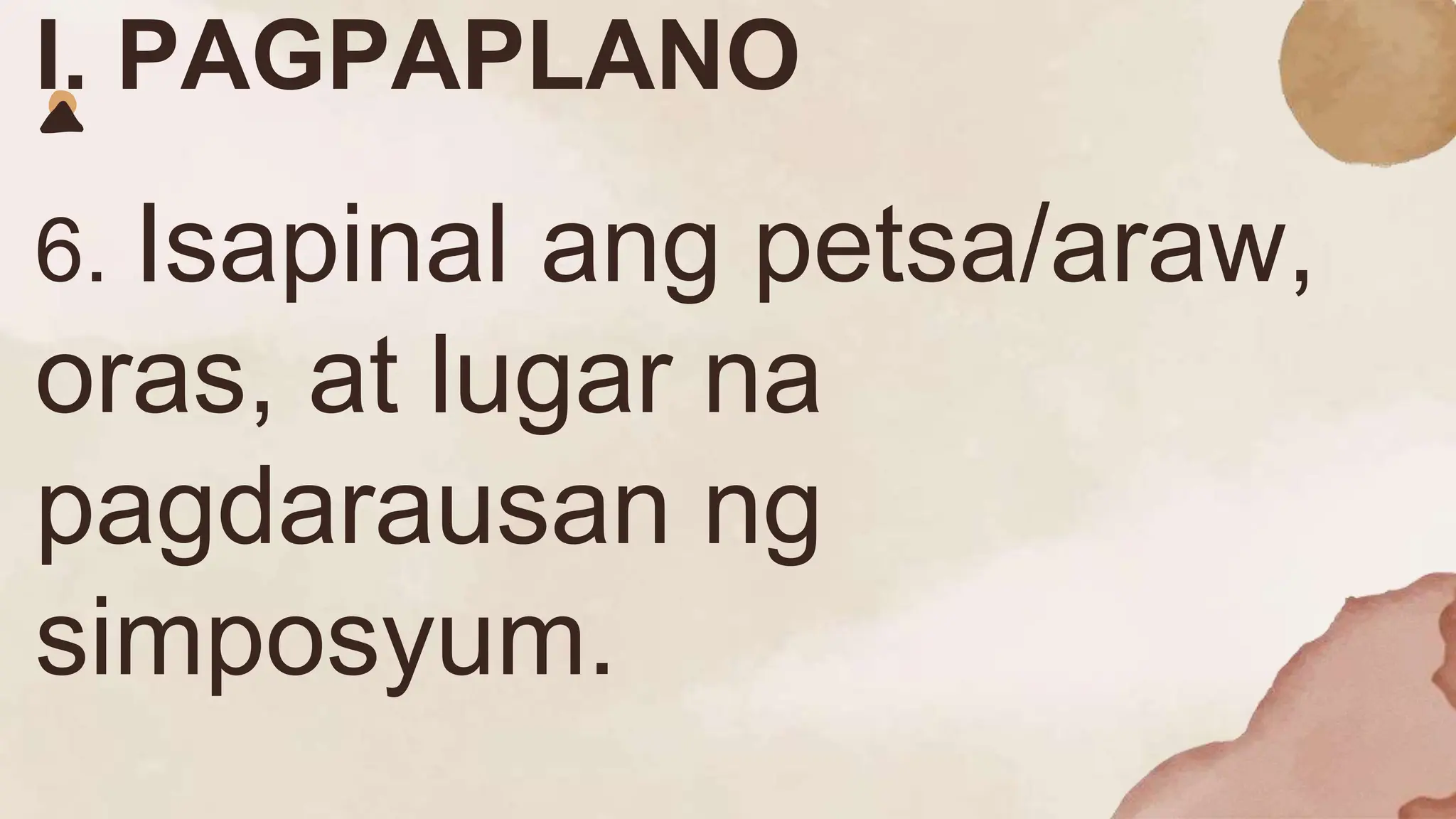 Pagpaplano at pagdaraos ng simposyum sa filipino | PPTX
