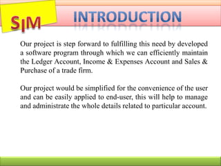 Stock inventory Management Project | PPTX