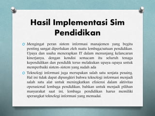 Tugas Sistem Informasi Manajemen dalam Dunia Pendidikan | PPTX