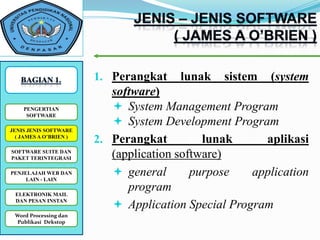 Sistem Informasi Manajemen - SOFTWARE | PPT