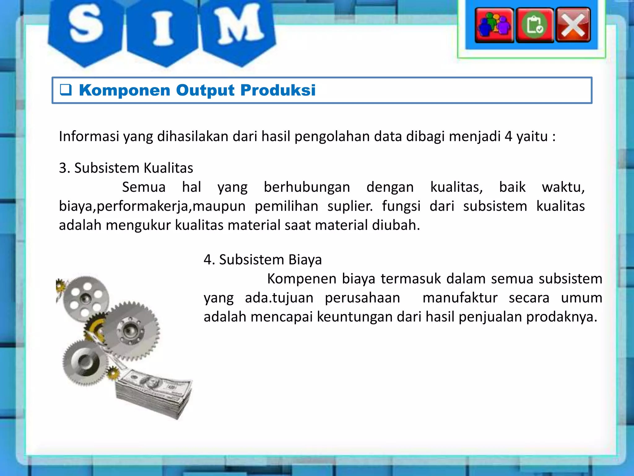 Sistem Informasi Produksi | PPTX