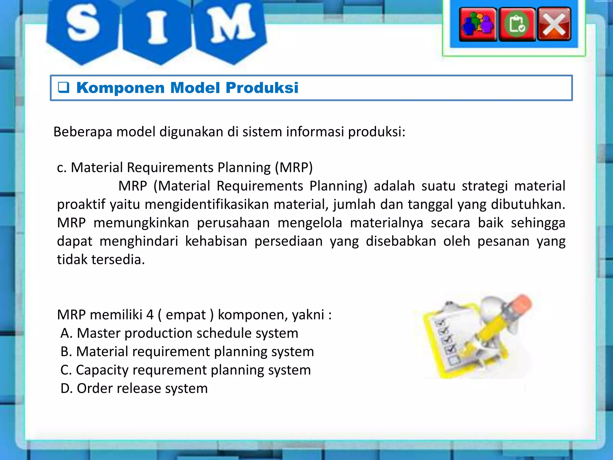 Sistem Informasi Produksi | PPTX