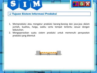 Sistem Informasi Produksi | PPTX