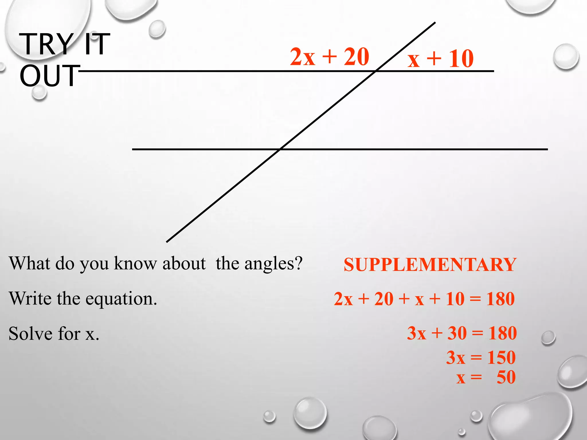 SIM Angles Formed by Parallel Lines cut by a Transversal | PPTX