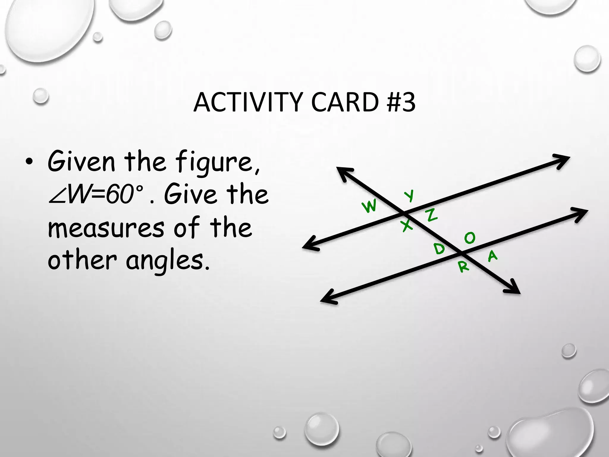 SIM Angles Formed by Parallel Lines cut by a Transversal | PPTX