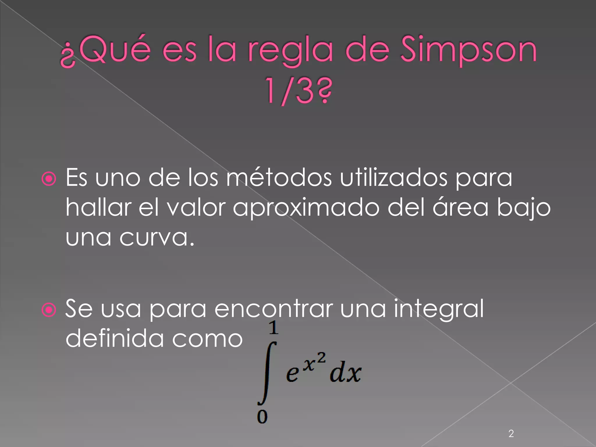 Simpson 1/3 | PPSX | Technology & Computing