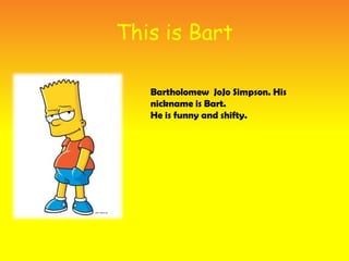 The Simpsons: Homer and Bart | PPTX