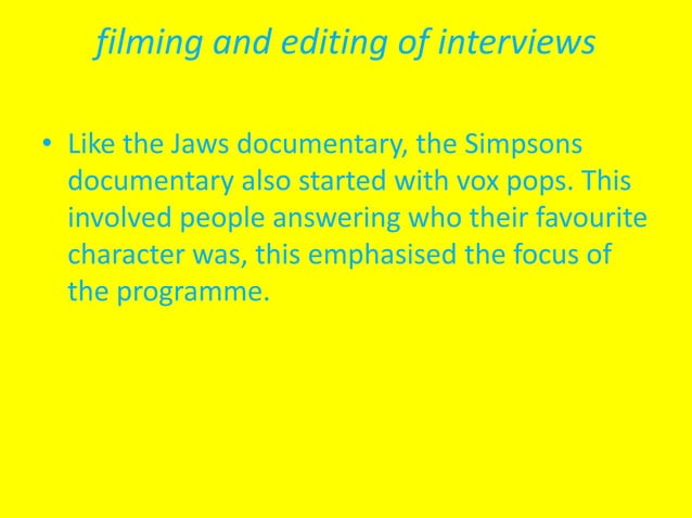 Simpsons analysis | PPT