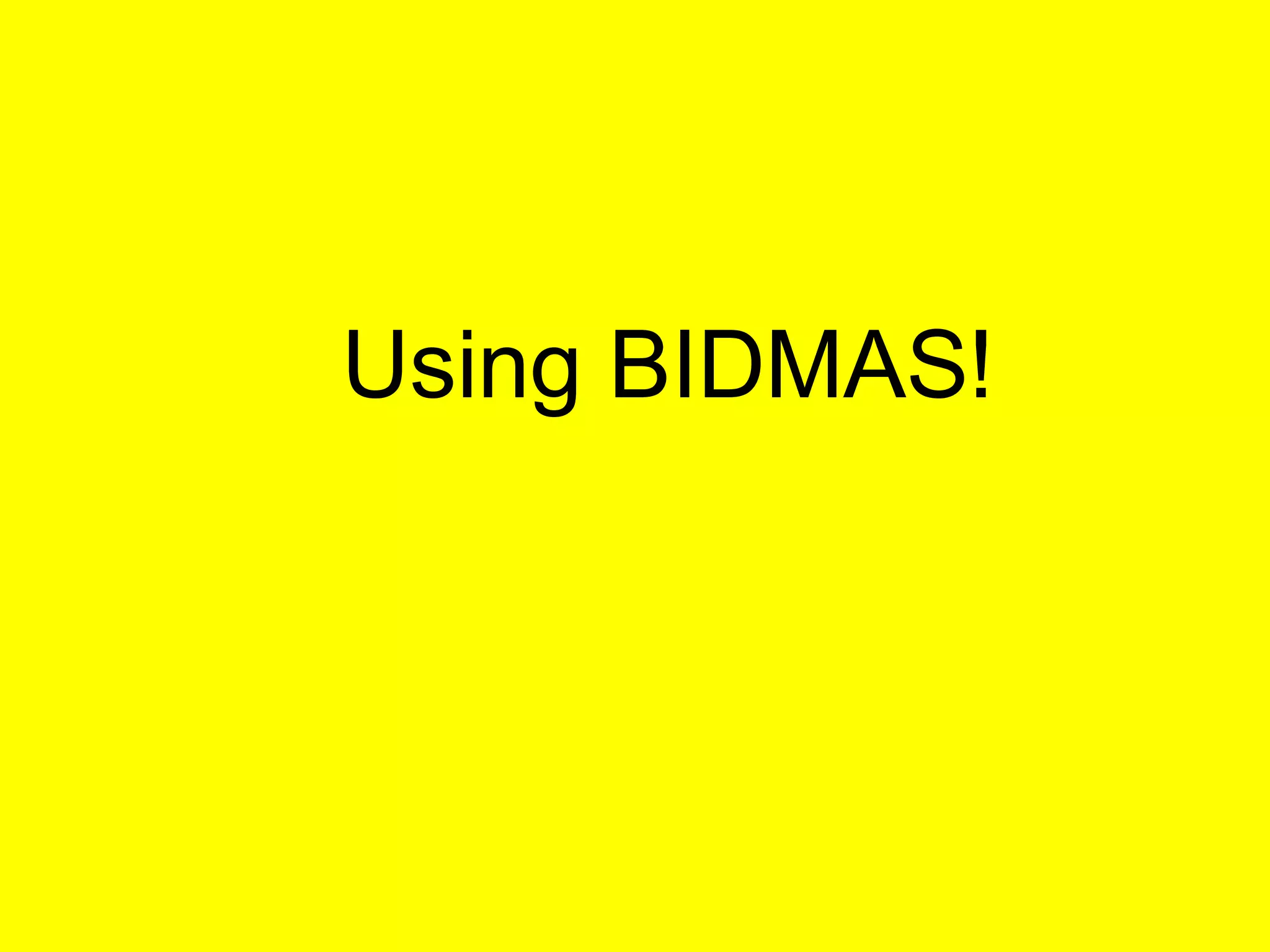 Simpsons bidmas level 4 5 | PPT