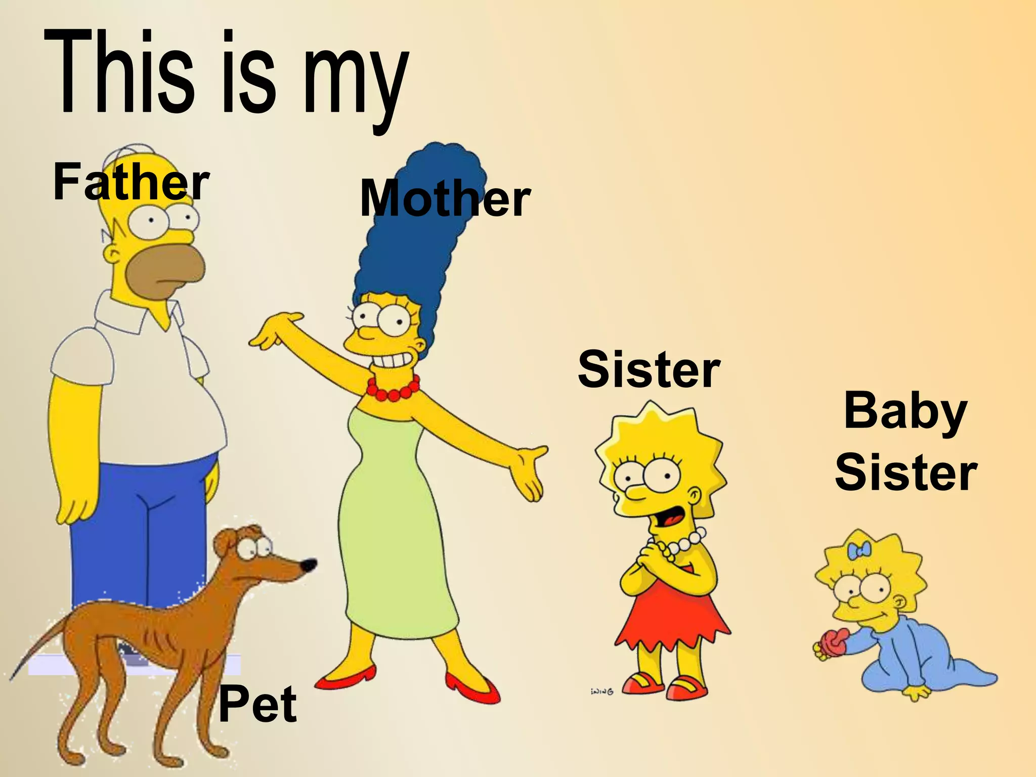 Simpsons family tree | PPSX