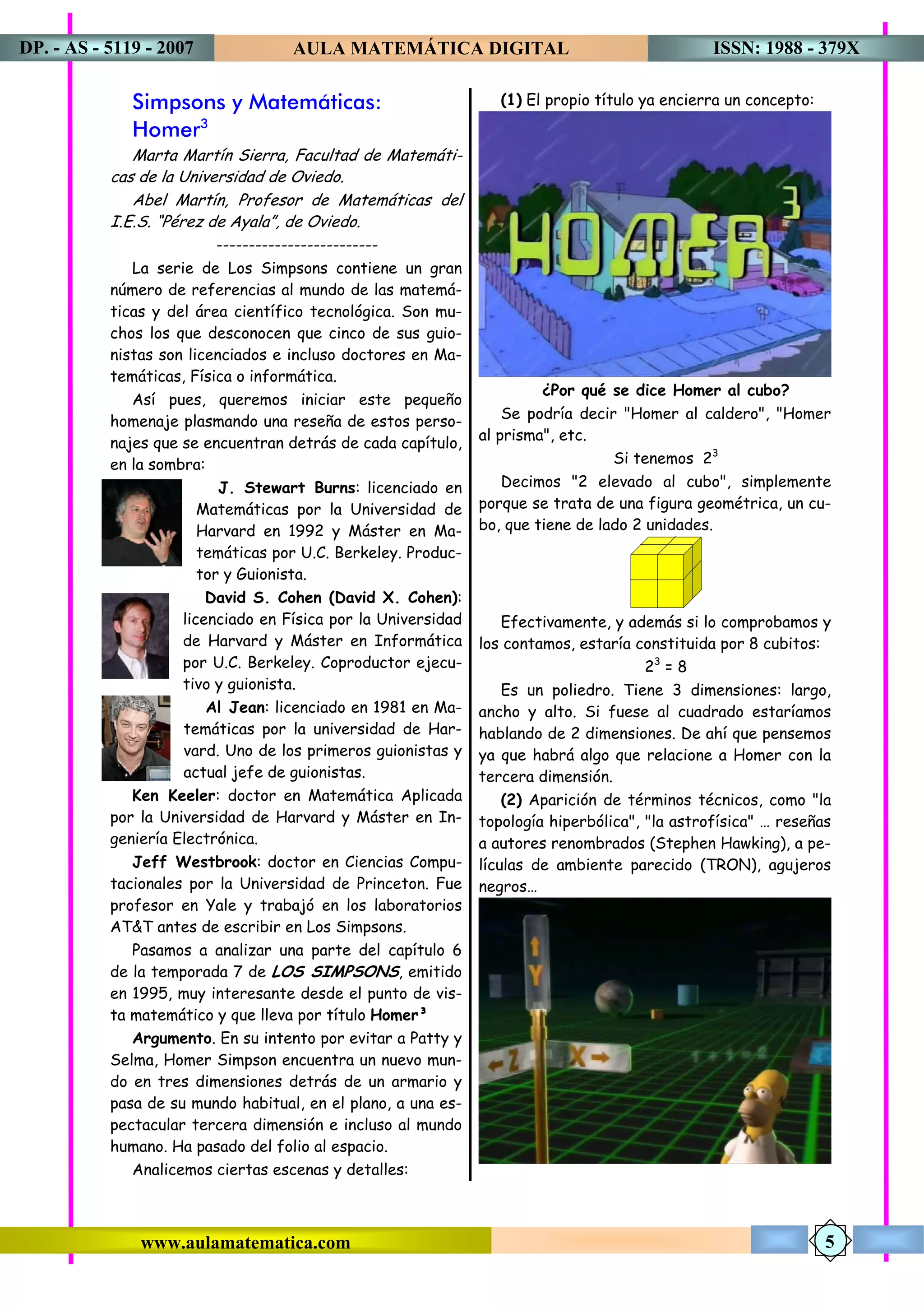 Simpsons matematicas | PDF