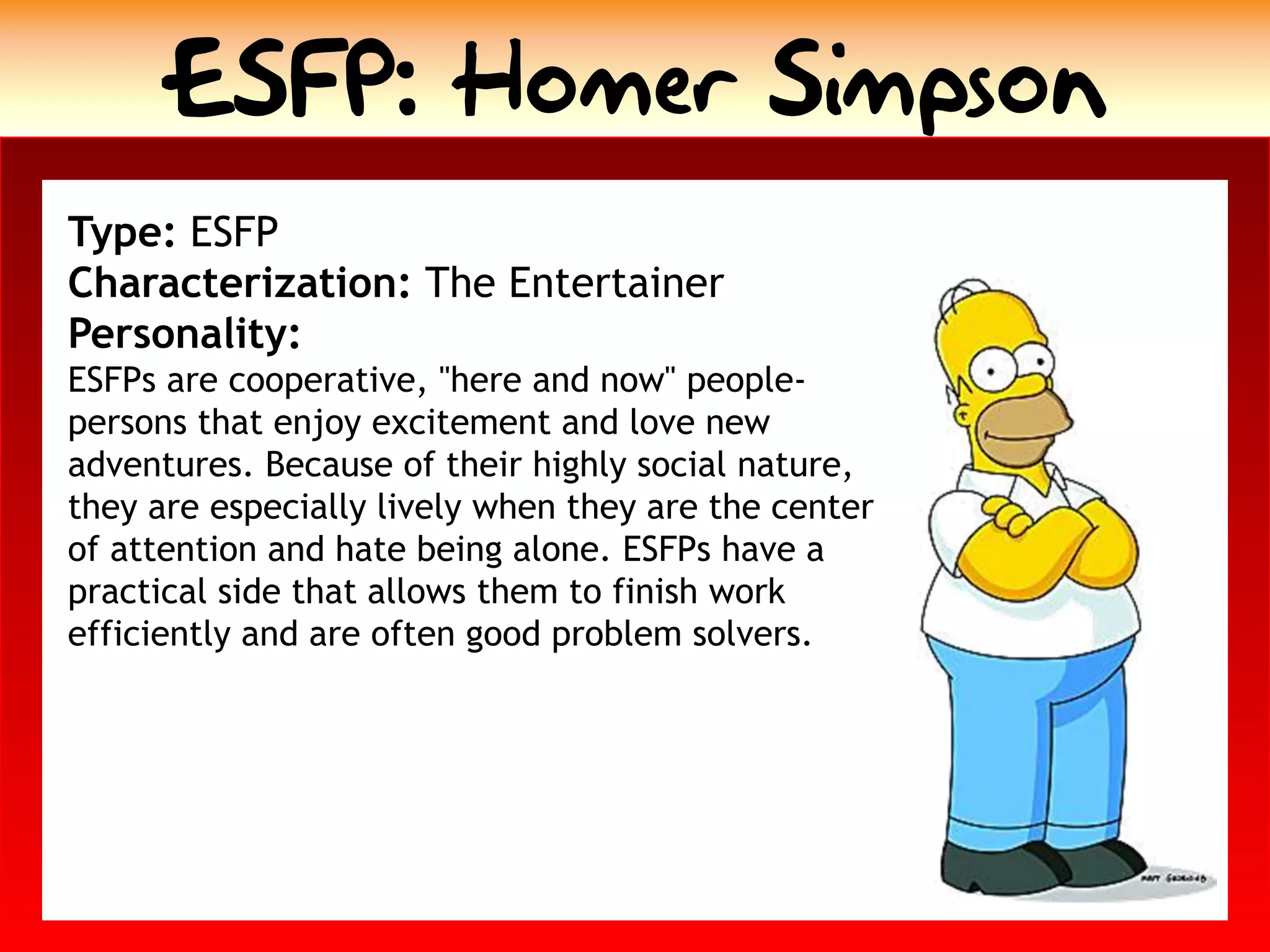 The Simpsons Myers-Briggs Test | PDF