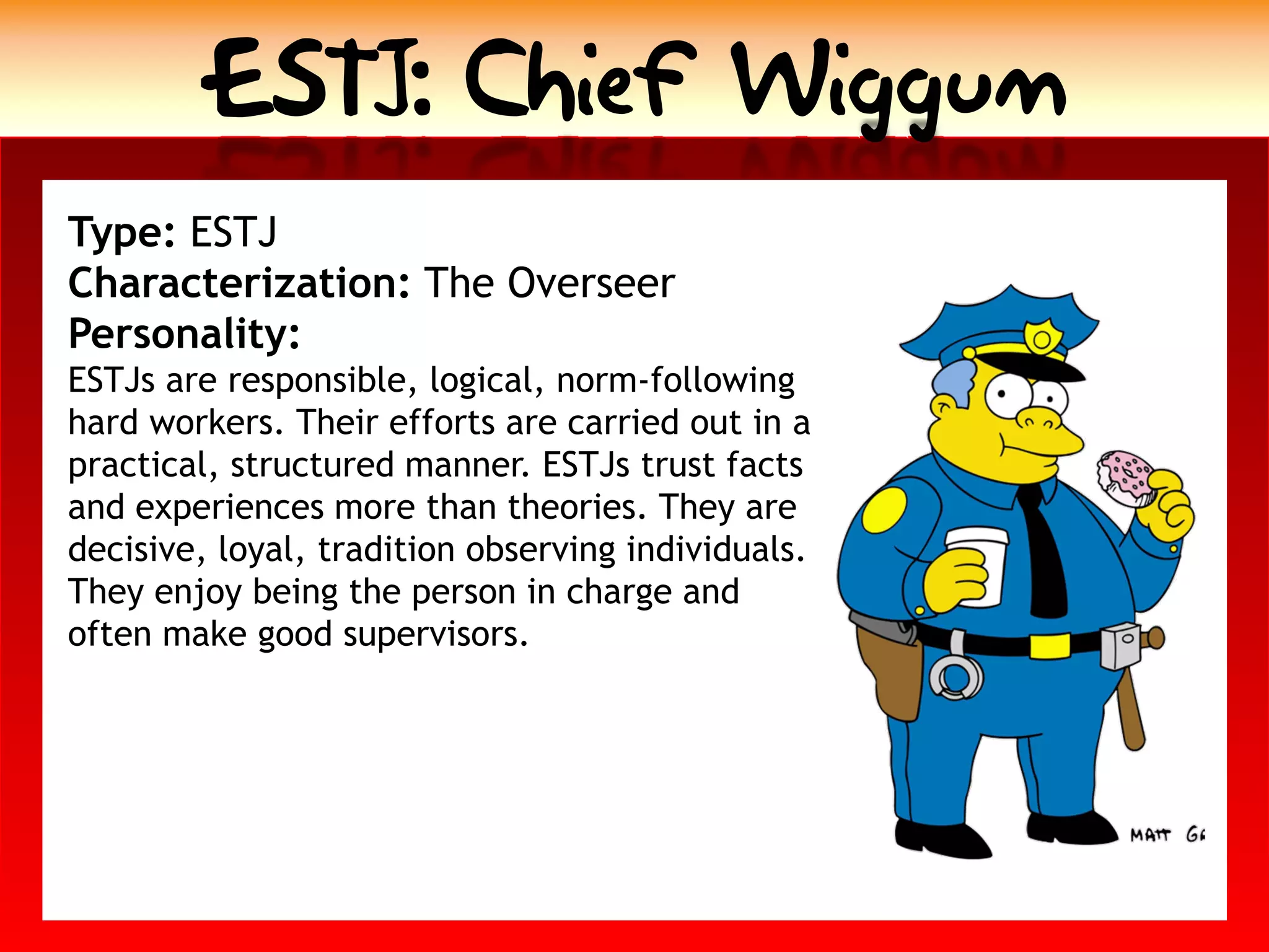 The Simpsons Myers-Briggs Test | PDF