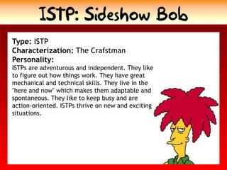 The Simpsons Myers-Briggs Test | PDF