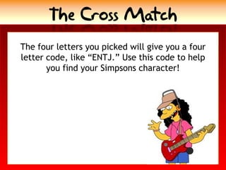 Myers Briggs Characters Simpsons