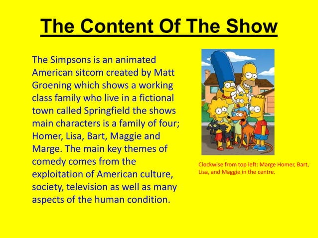 Simpsons presentation | PPTX | Comedy | Genres