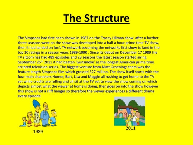 Simpsons presentation | PPTX | Comedy | Genres