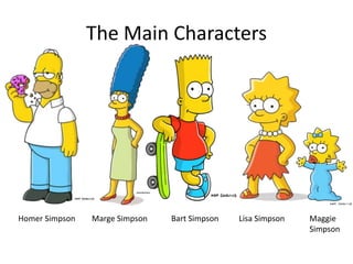 The Simpsons Main Characters