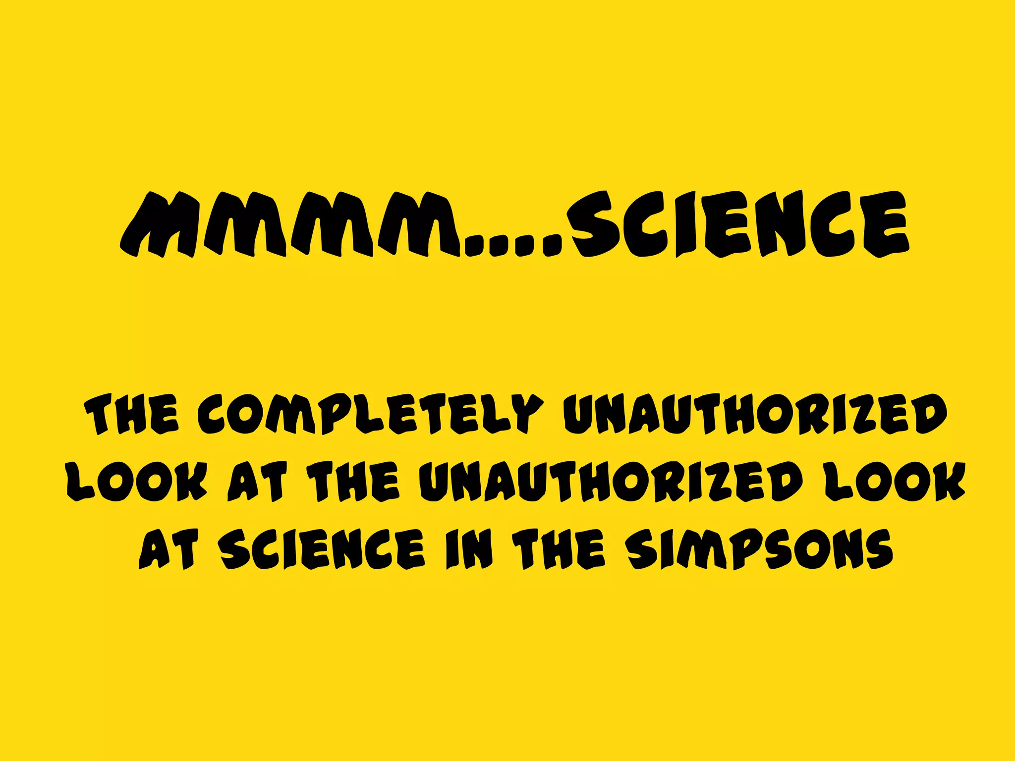 Simpsons science | PPT