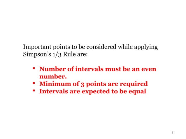 Derivation of Simpson's 1/3 rule | PPT | Computing | Technology & Computing