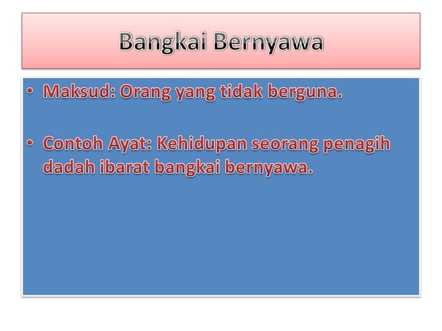 Simpulan Bahasa | PPT