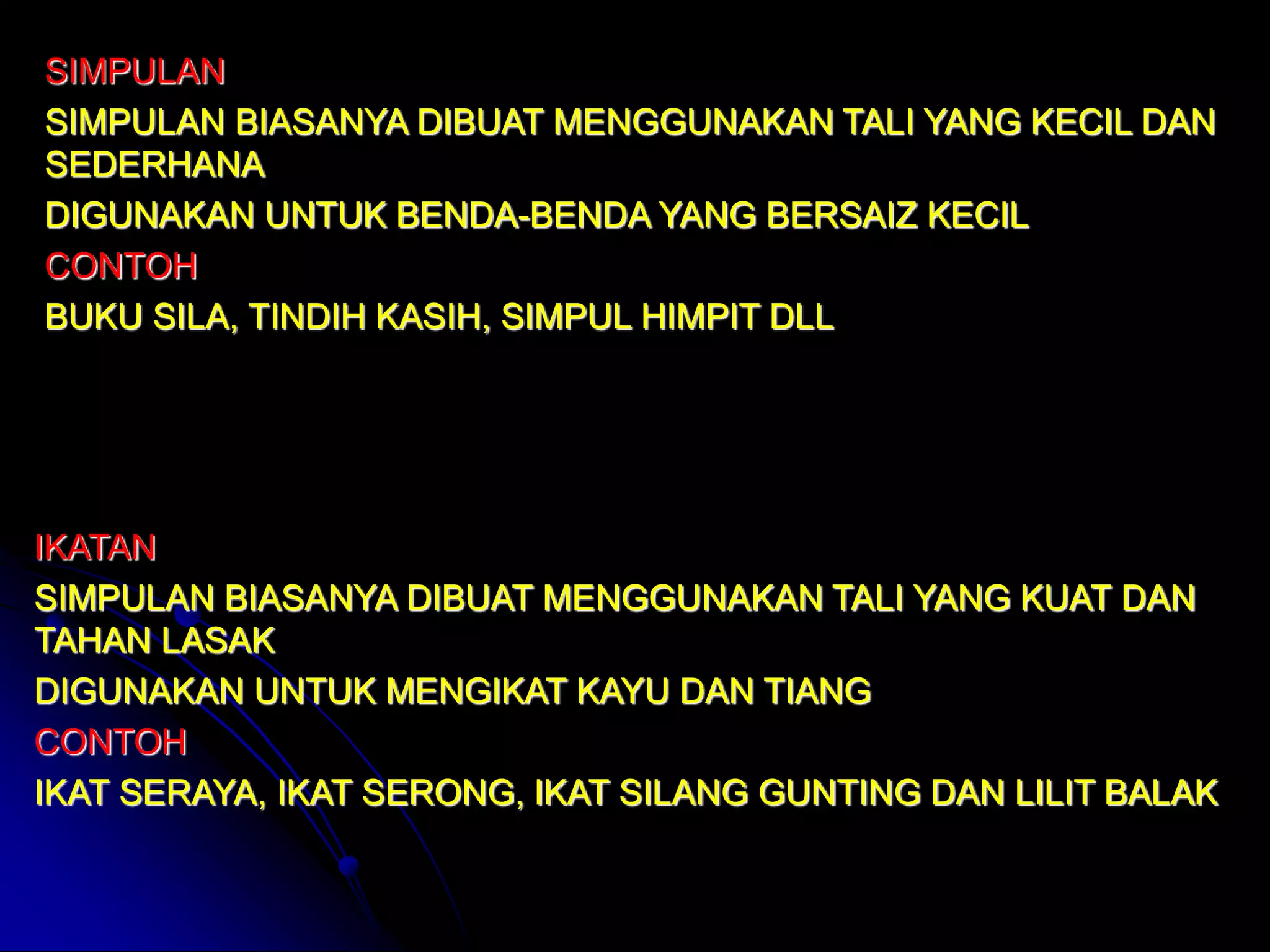 Simpulan dan ikatan (PENGAKAP) | PPTX