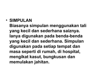 Simpulan dan ikatan2 | PPT