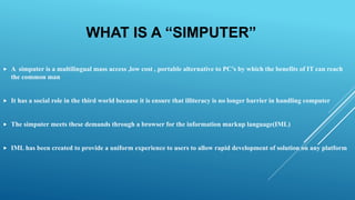Simputer | PPTX