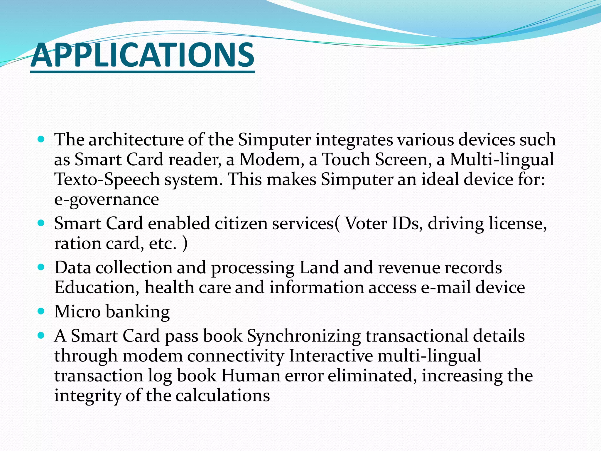 Simputer technology ppt | PPTX