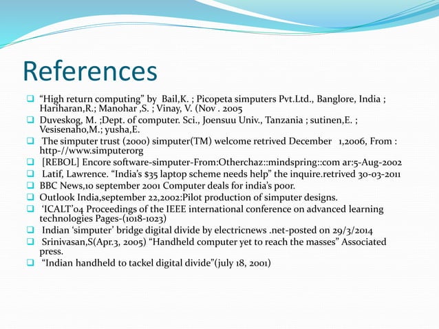 Simputer technology ppt | PPTX | Computer Peripherals | Computing