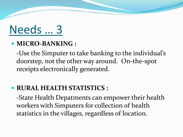 Simputer technology ppt | PPTX | Computer Peripherals | Computing