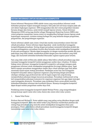 Sim,putri diana lestari , hapzi ali,sistem informasi untuk keunggulan kompetitif ,universitas ...