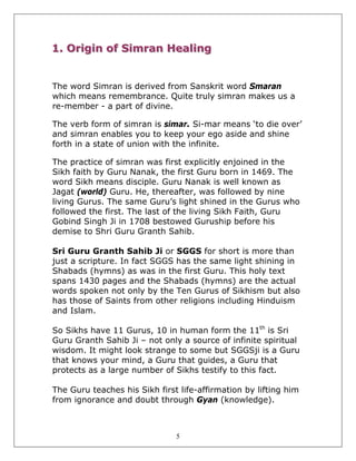 Simran healing | PDF