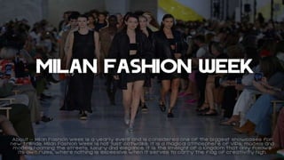 Milan fashion week presentation .pptx