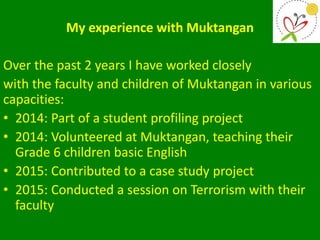 My work at Muktangan | PPTX