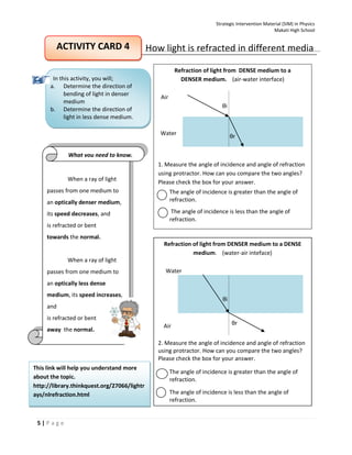 Sim refraction | PDF
