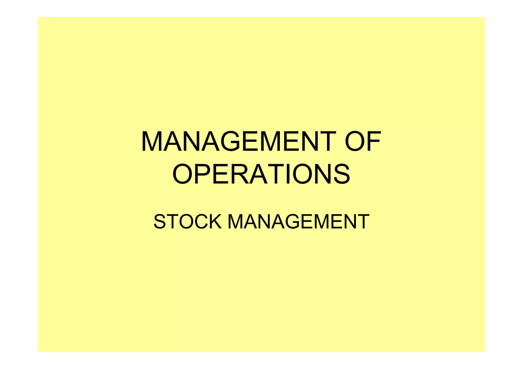 SIM reference (Unit 2) stock management | PDF