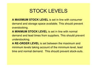 SIM reference (Unit 2) stock management | PDF