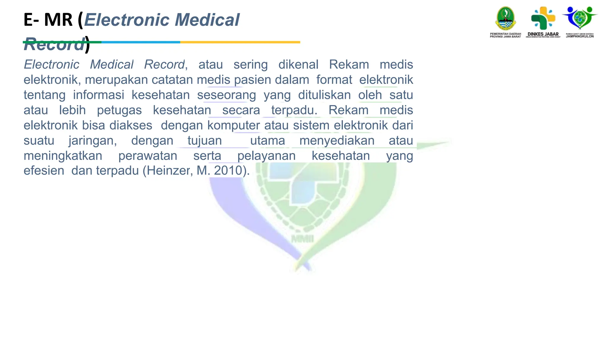 Pengertian SIMRS dan E-MR (Rekam Medis Elektronik).pptx